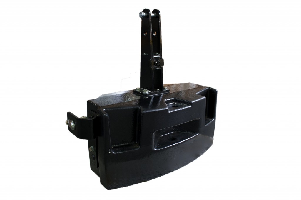 Front Block Weight – 600kg (1320 lbs) Basic Weight (Cast Iron) – (Black ...