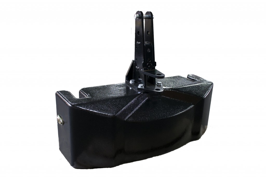 Front Block Weight – 850kg (1870 lbs) and 1400kg (3080 lbs) Cast Iron ...